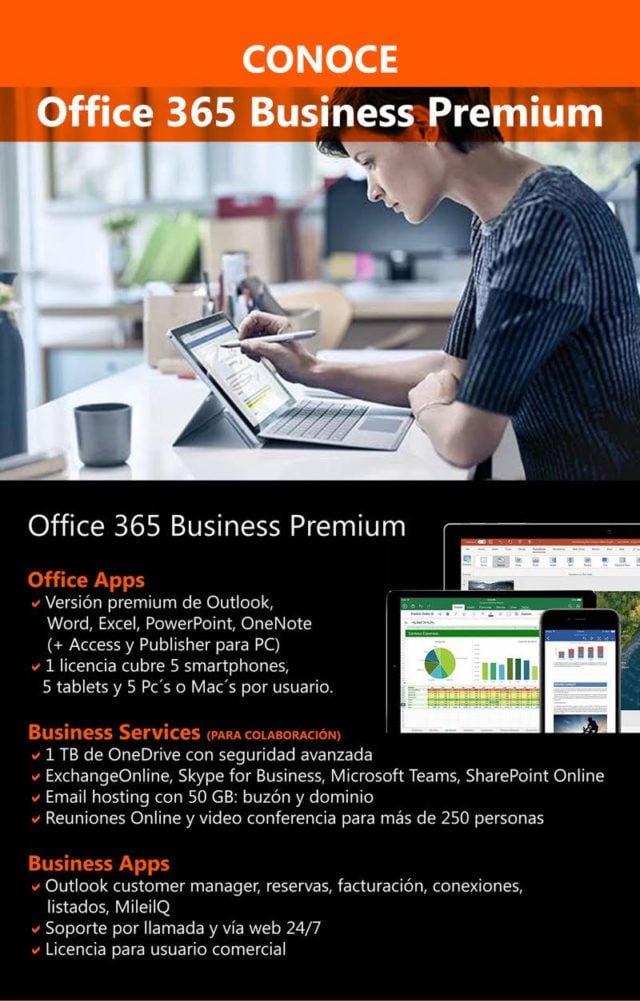 Office 365 Empresa (Business) Premium (Con Exchange, Booking y Teams ...