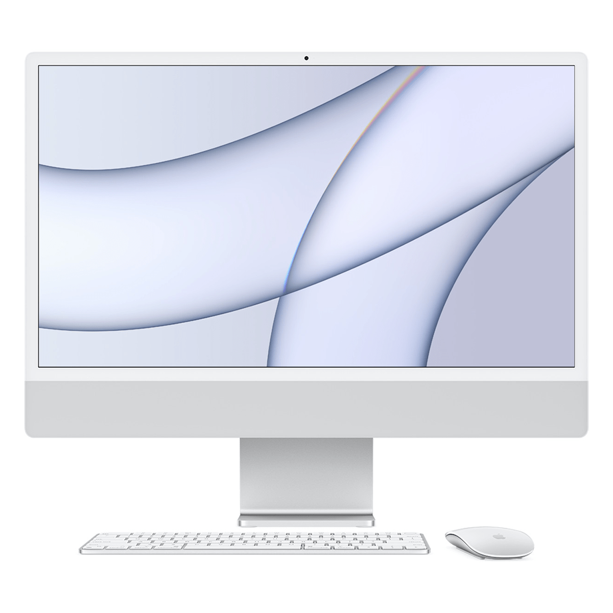 Apple iMac 24″ 256GB (M1, 16GB, 4 puertos, 2021) | Plata - Compudemano
